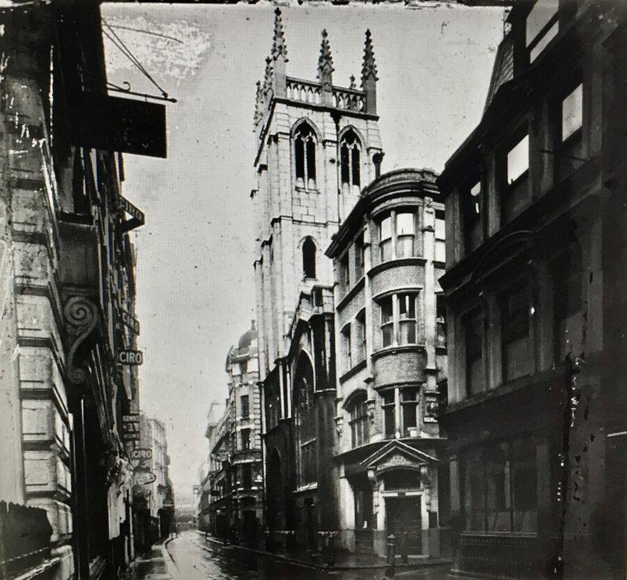 City churches – 100 years ago and now. – Symbols & Secrets